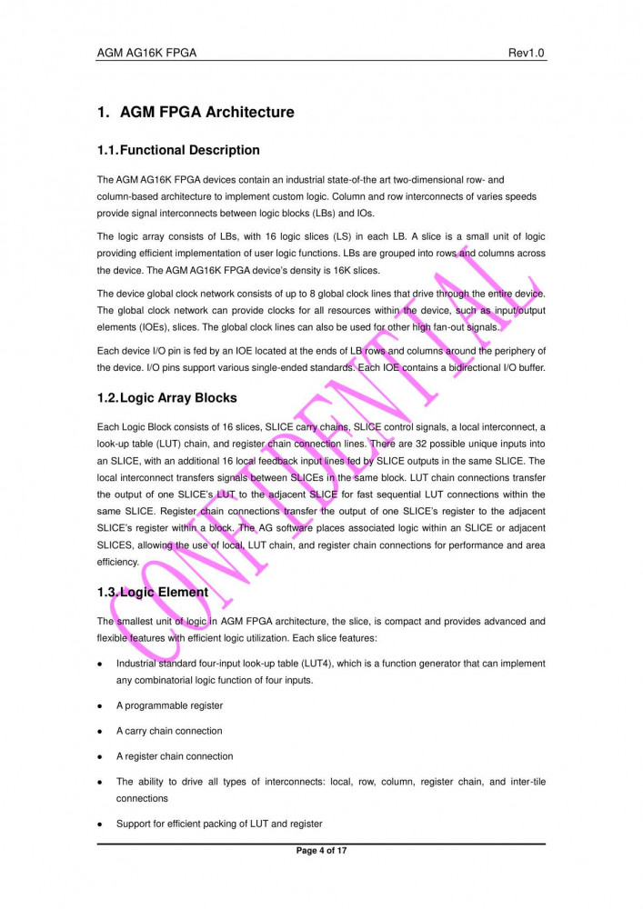 AG16KL144A datasheet page 4