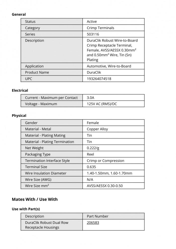 5031160102 technical document page 2