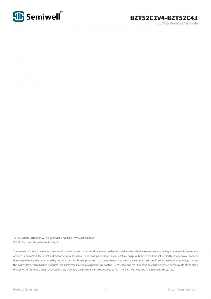 BZT52C15 datasheet page 7