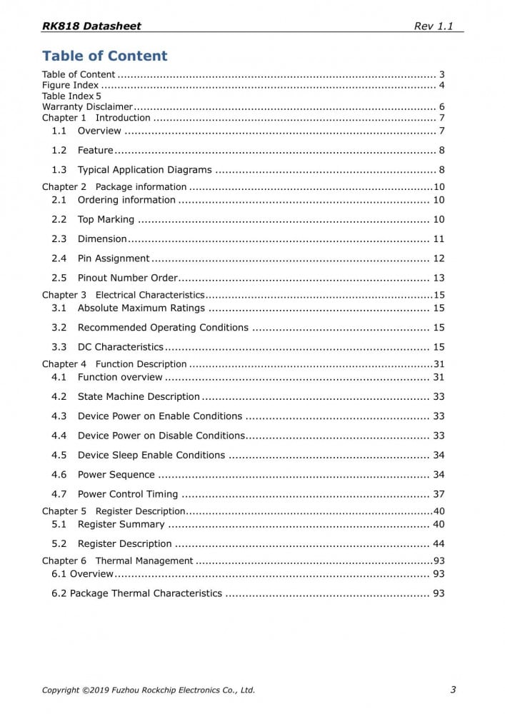 RK818 datasheet page 3
