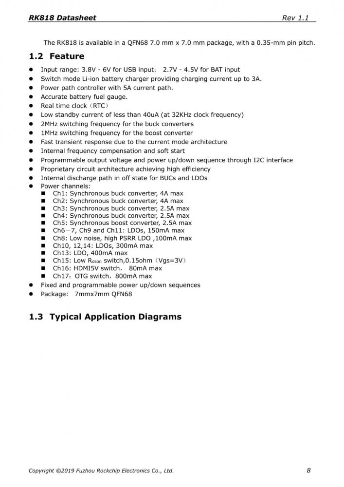 RK818 datasheet page 8