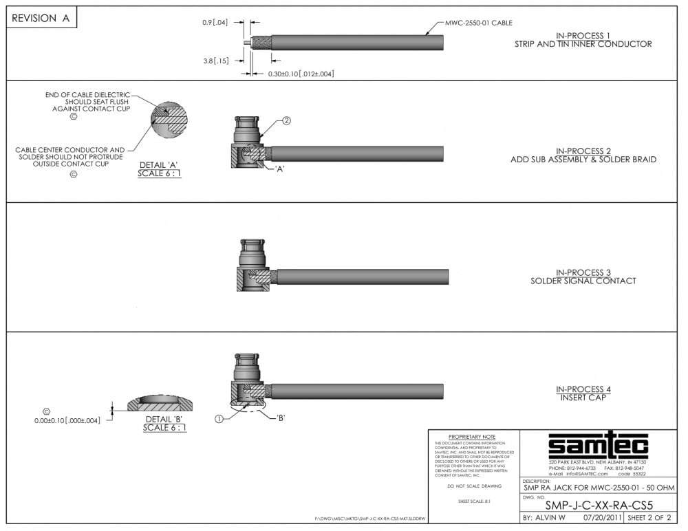 SMP-J-C-GF-RA-CS5 technical document page 2