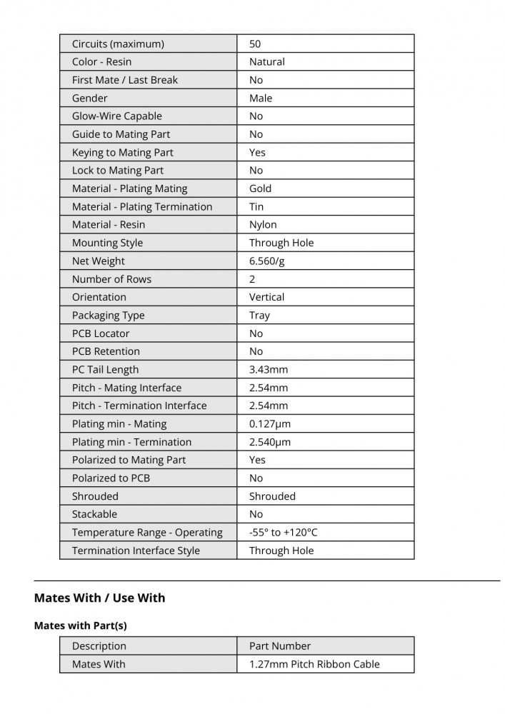 MOLEX 878345041 product drawing preview, page 3