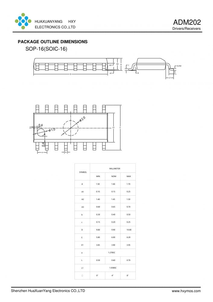 ADM202-HXY datasheet page 8