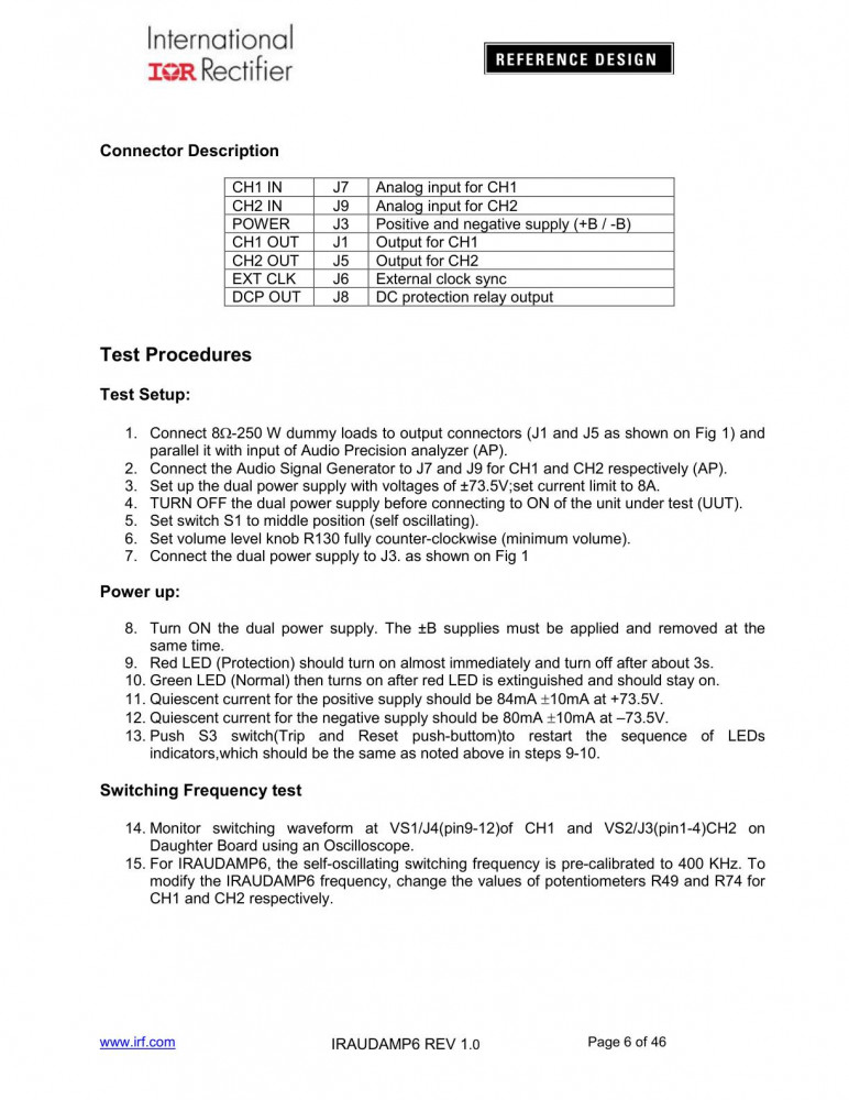 IRAUDAMP6 documentation page 6