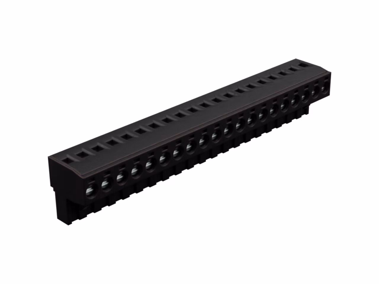 5.08mm Pitch Eurostyle Horizontal Plug, with Standard Imprinting, Gold (Au) Plated, Black, 20 Circuits for sale