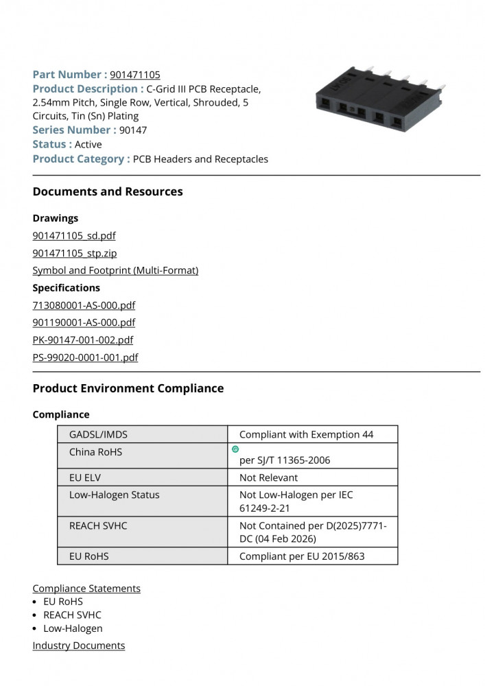 901471105 product document preview, page 1