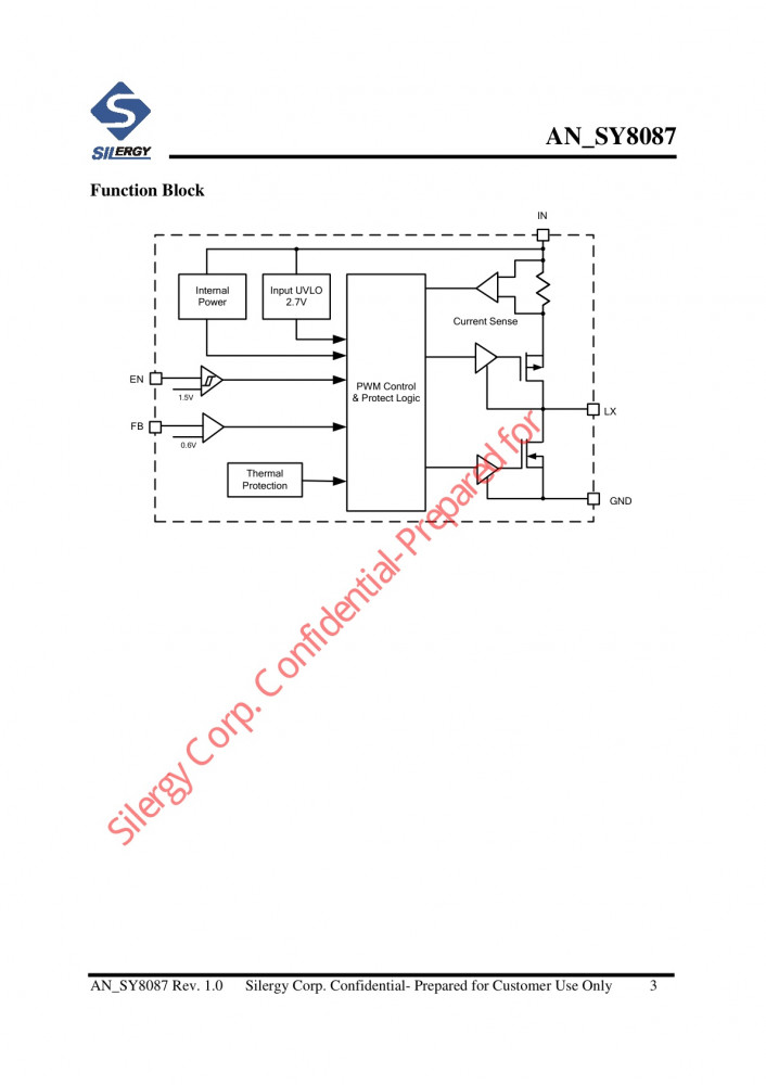 SY8087AAC datasheet page 3