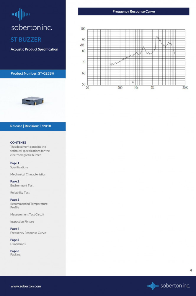ST-025BH datasheet page 4