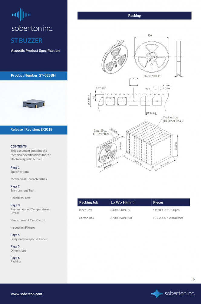 ST-025BH datasheet page 6
