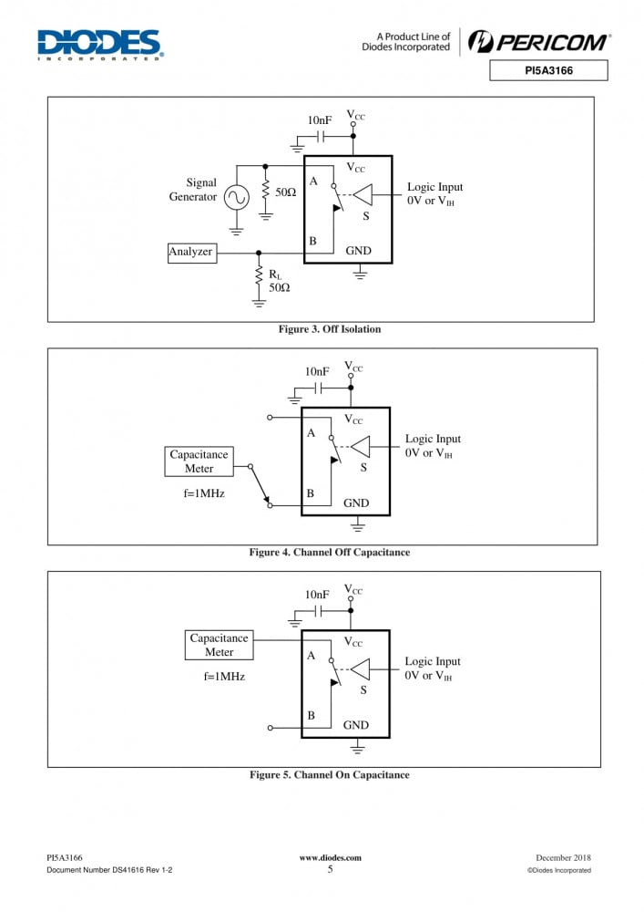 PI5A3166CEX datasheet page 5