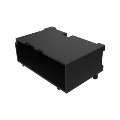2.54mm, 3.50mm Pitch, H-DAC 64 Hybrid Header, Dual Row, Right-Angle, 24 Circuits, Polarization Option B, Black, Tube for sale