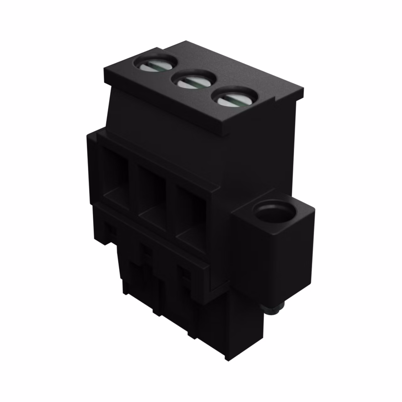 5.00mm Pitch Eurostyle Vertical Plug, with Retention Screws, Front Wire Entry, 3 Circuits for sale