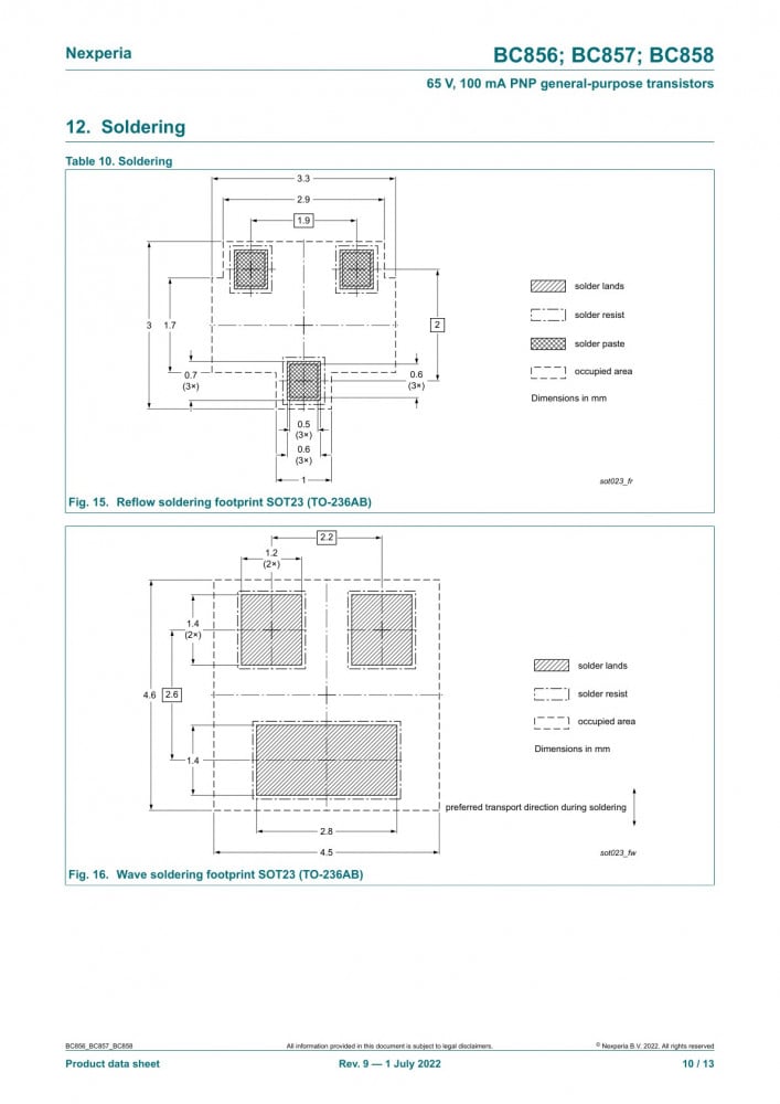 BC856B datasheet page 10