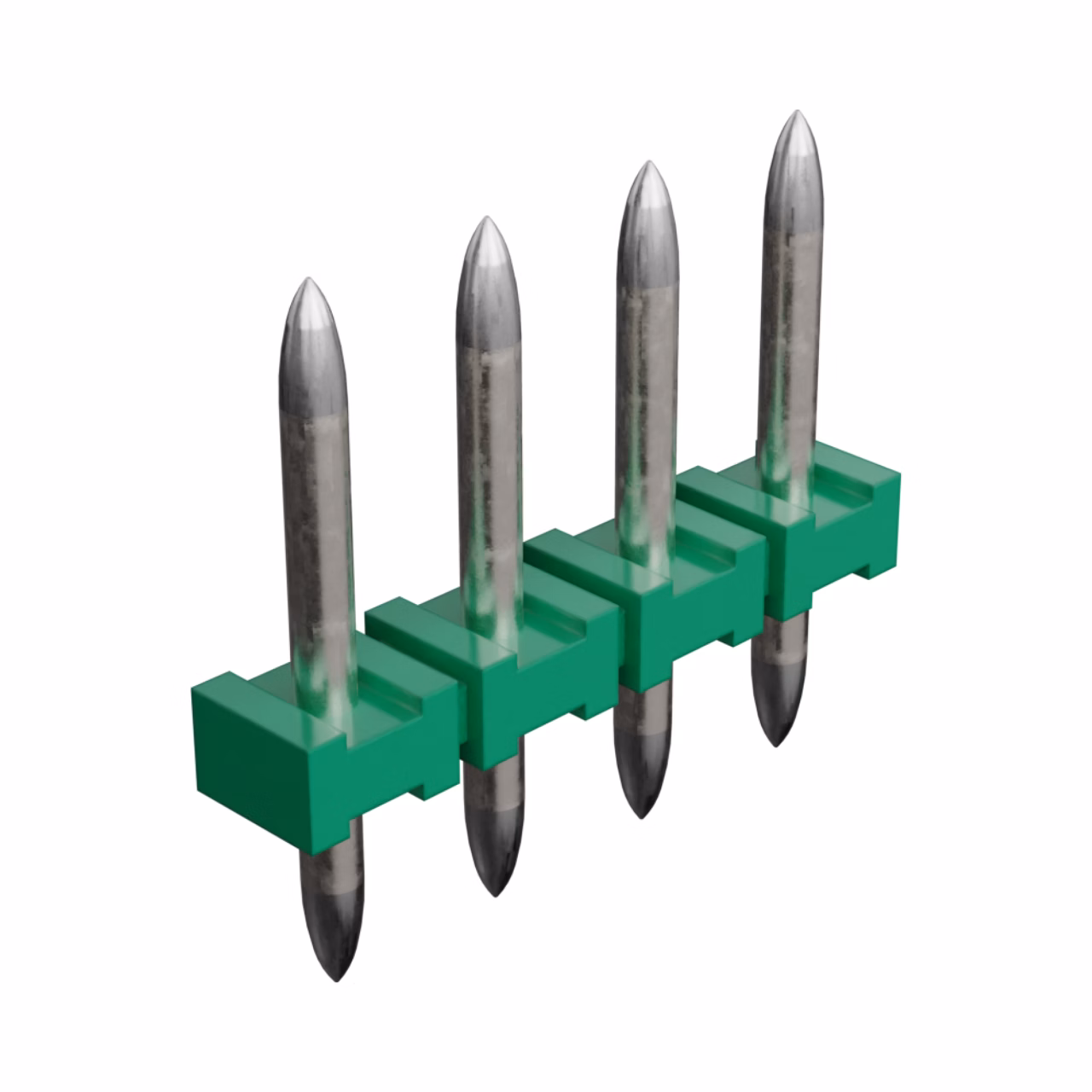 7.50mm Beau Eurostyle Vertical PCB Header, Closed Ends, 4 Circuits
