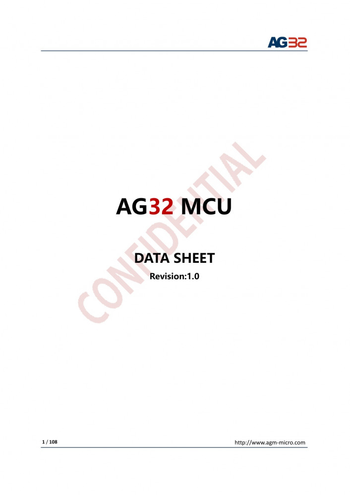 Datasheet preview page 1