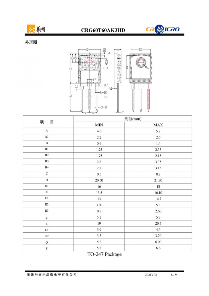 CRG60T60AK3HD datasheet page 8
