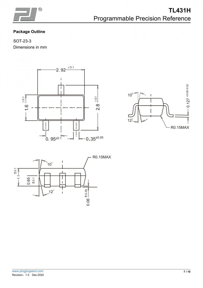 TL431HSQ datasheet page 7