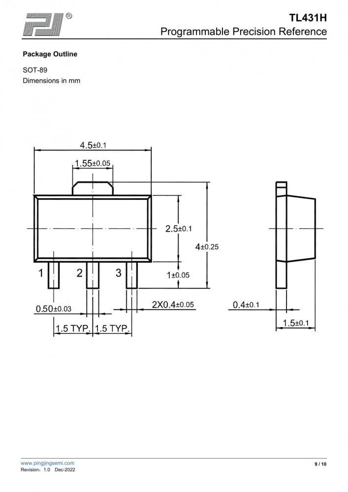 TL431HSQ datasheet page 9