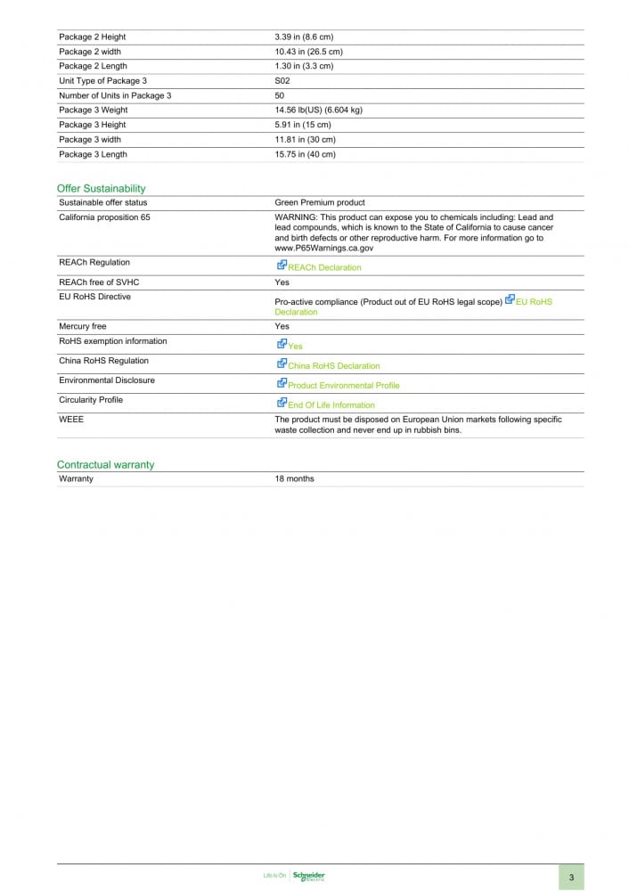 XB4BA731327 technical document page 3