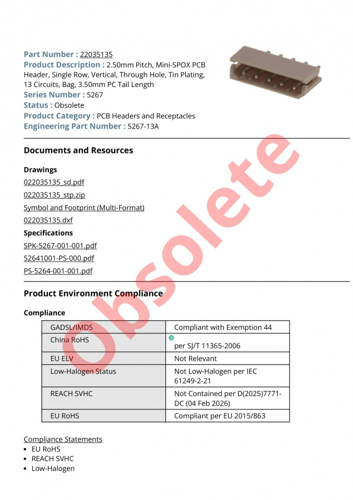 22035135 product document preview, page 1