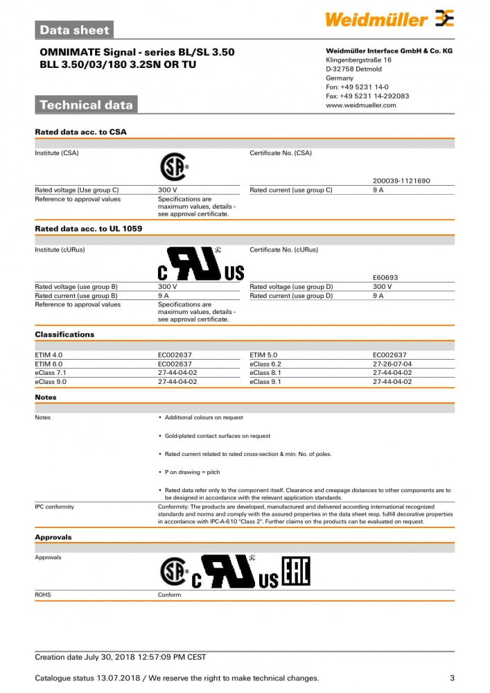 WEIDMULLER 1376320000 document page 3