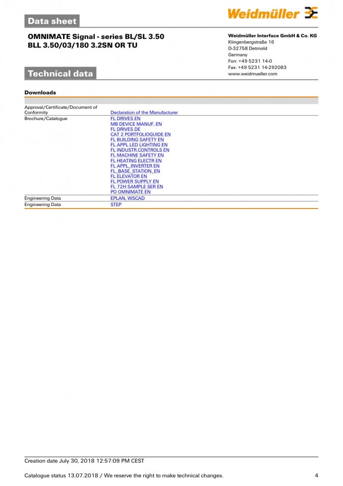 WEIDMULLER 1376320000 document page 4