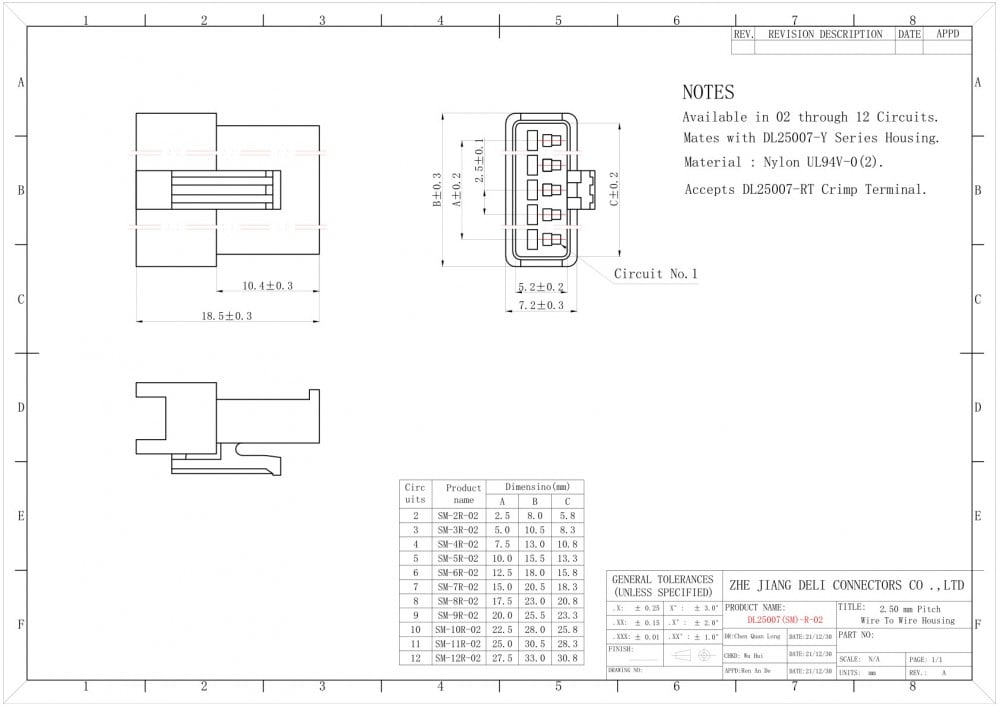 DLL SM-RT drawing page 5