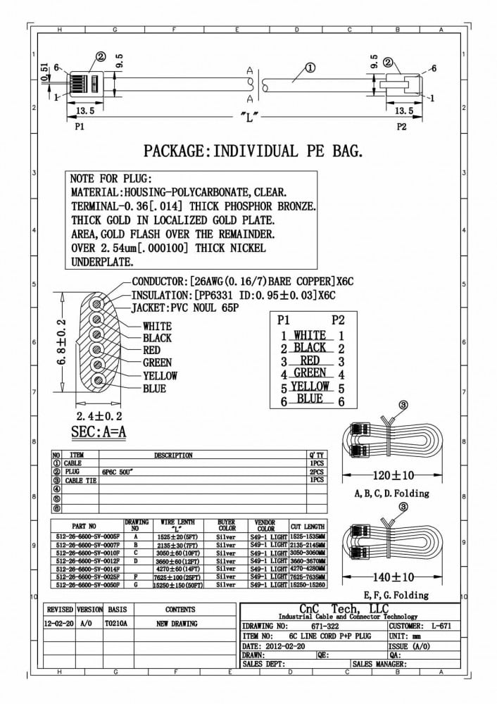 CNC Tech 512-26-6600-SV-0025F technical drawing