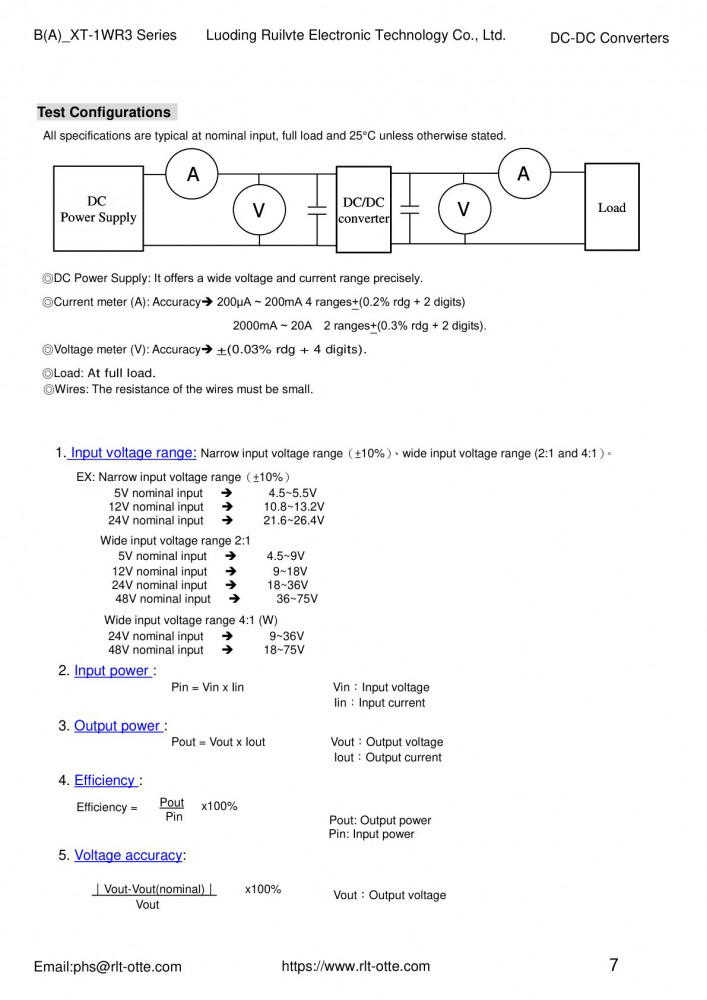 B2405XT-1WR3 technical document page 7
