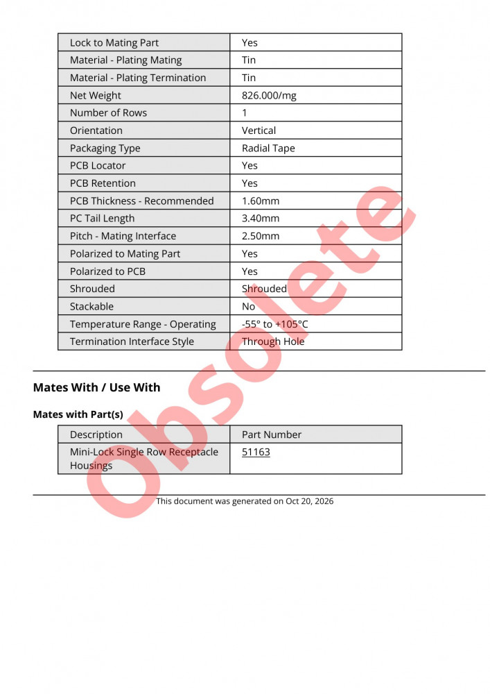 MOLEX 533750790 technical document preview, page 3