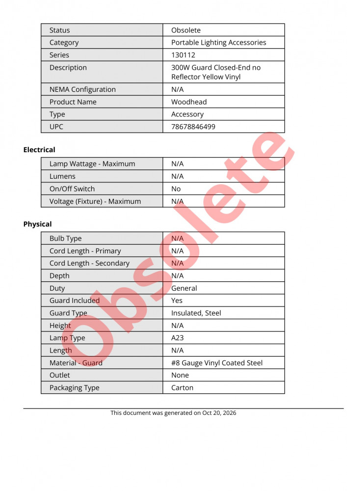 Product document image 2 for Molex model 1301120084