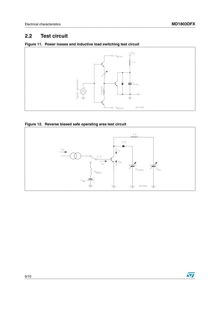 MD1803DFX datasheet page 6