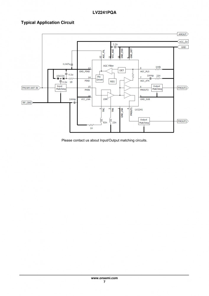 LV2241PQA datasheet page 7