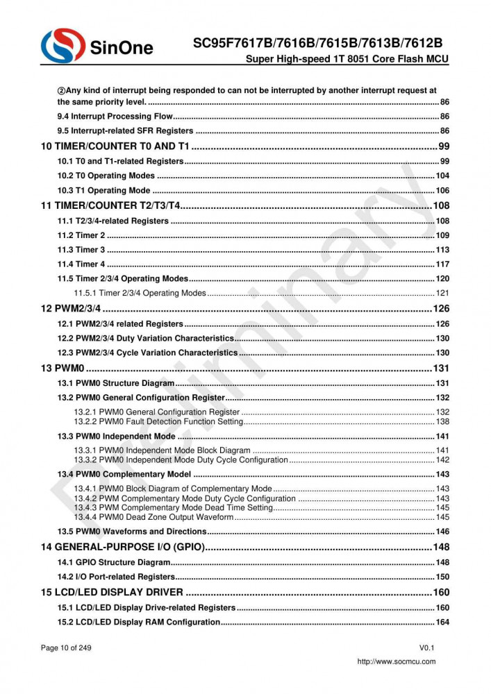 SC95F7617B document page 10
