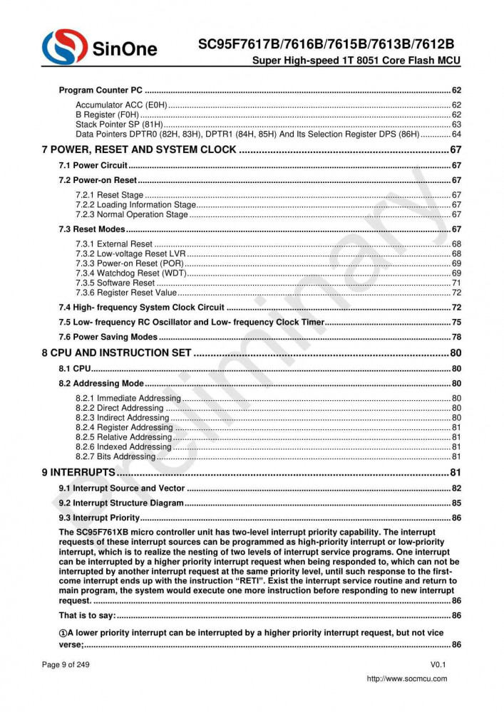 SC95F7617B document page 9