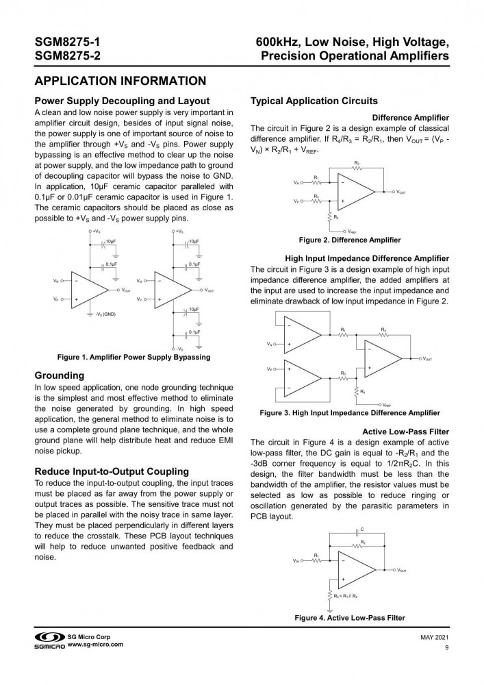 SGM8275 datasheet page 9