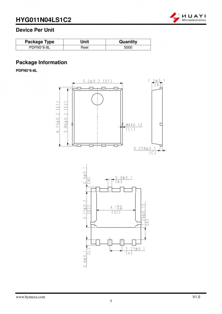 HYG011N04LS1C2 datasheet page 7