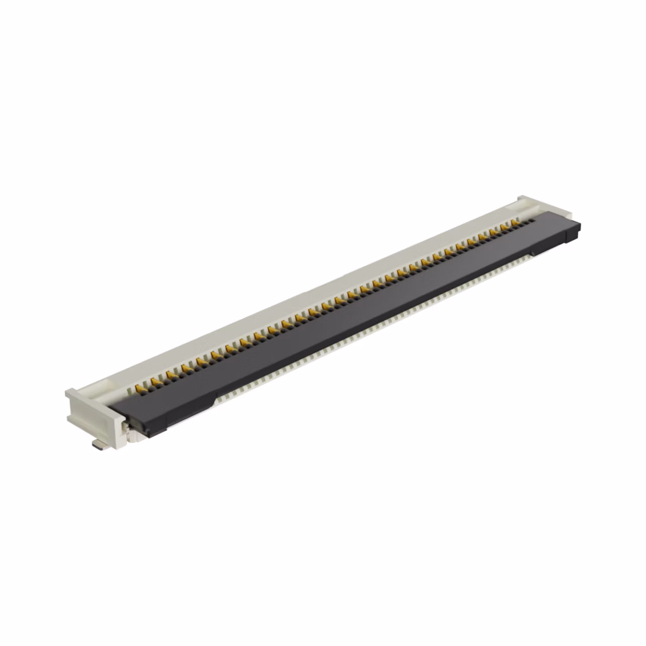 Easy-On FFC/FPC Connector, 1.00mm Pitch, FD19 Series, Right-Angle, Bottom Contact, 1.90mm Height, 30 Circuits, 150°C Operating Temperature,  Gold over Nickel Plating for sale