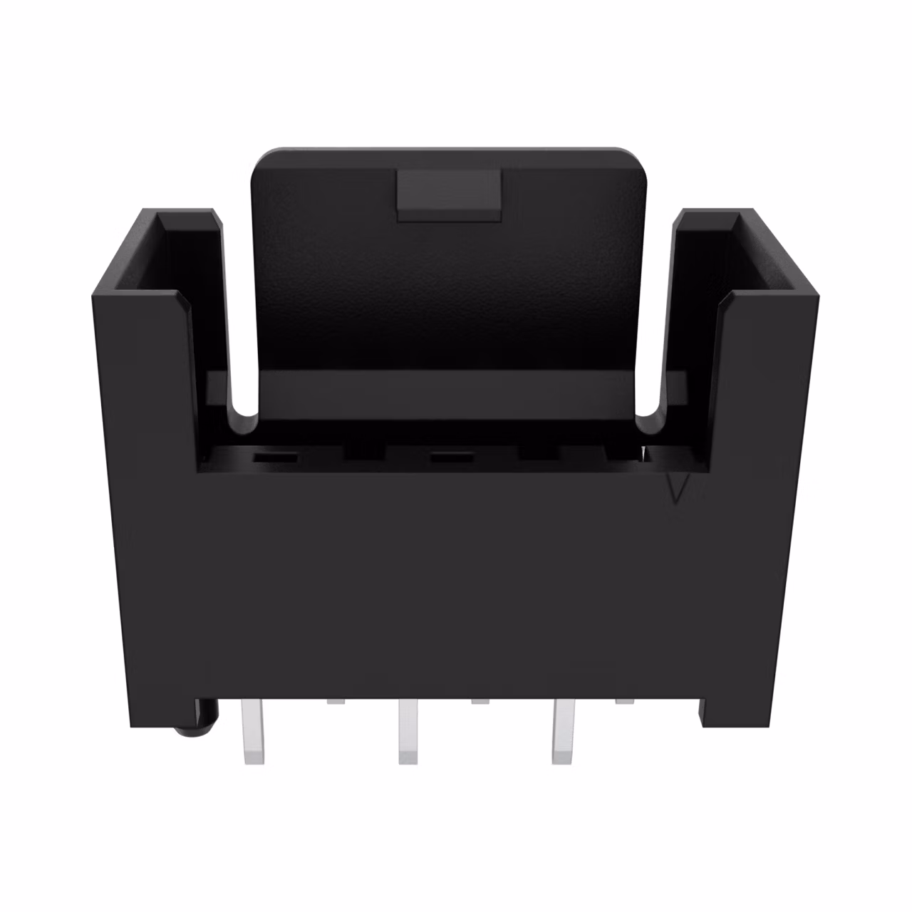 Appli-Mate RAST 2.5 Header, Vertical, 6 Circuits, Tin (Sn) Plating, Glow-Wire Capable, Positioning Keys D and F Blocked, with Latch, Black for sale