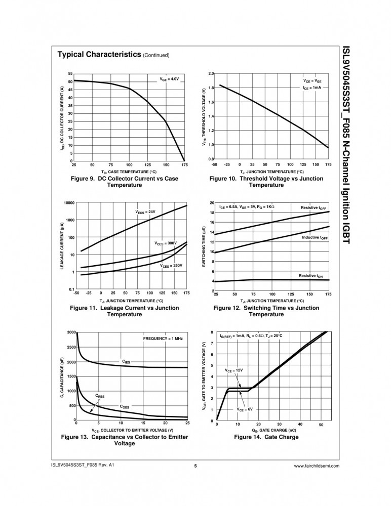ISL9V5045S3ST-F085 datasheet page 6