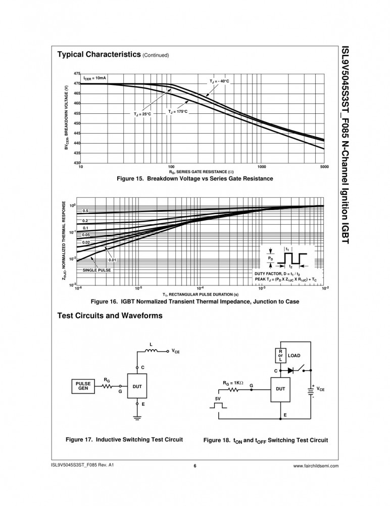 ISL9V5045S3ST-F085 datasheet page 7