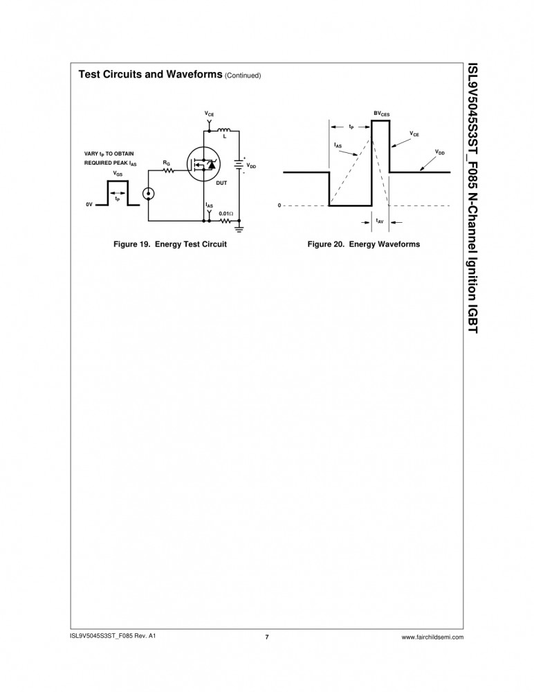 ISL9V5045S3ST-F085 datasheet page 8