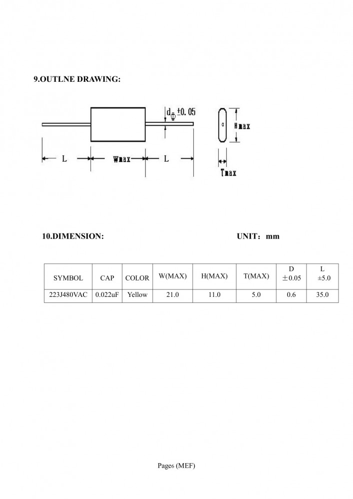 MEA223J480A01 specification page 7