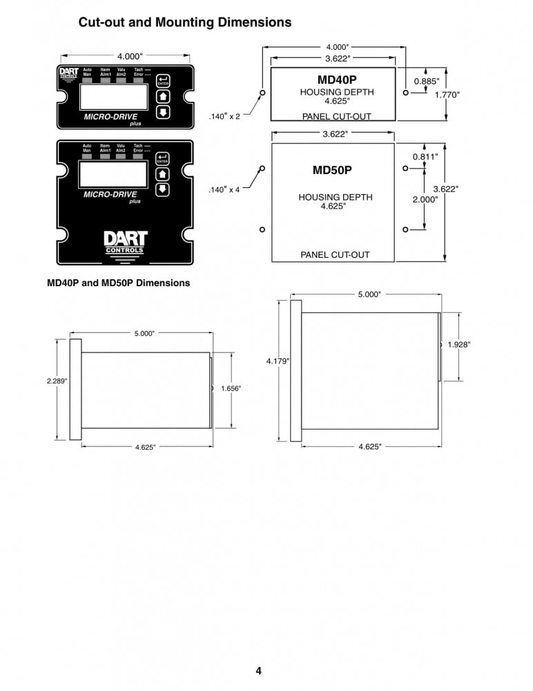 DART MD50E-420 manual page 6