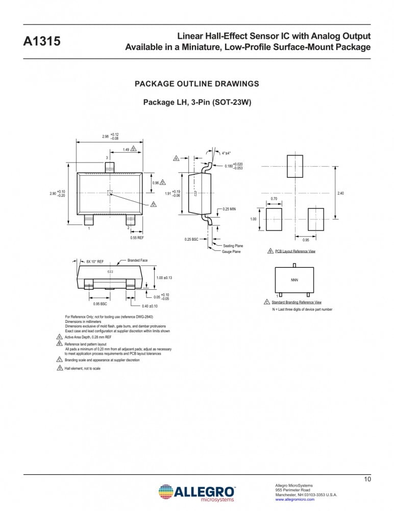A1315 datasheet page 10