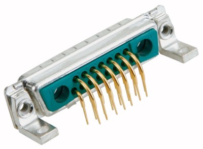 D-SUB Combination Standard • 13W6 [•••••••○○○○○○] • Socket • Solder pin angled .318