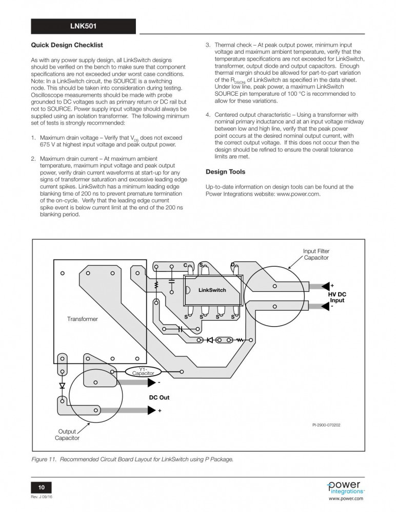 LNK501GN technical document page 10