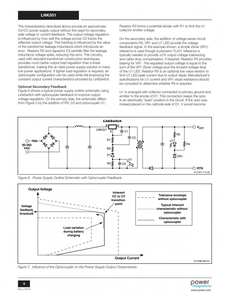 LNK501GN technical document page 4