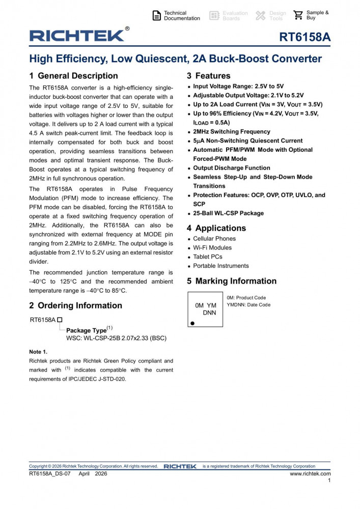 RT6158 document page 1